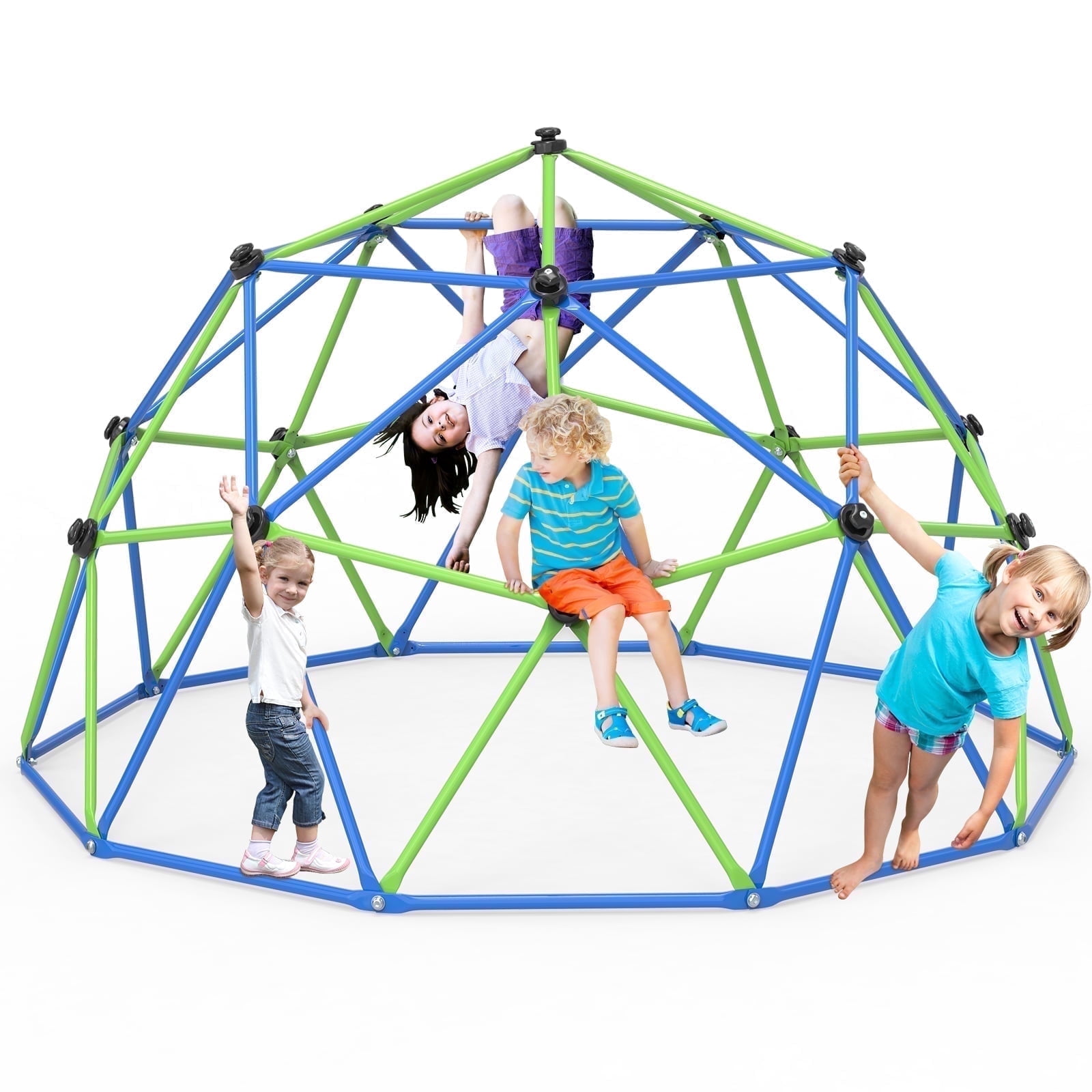 WOSTOO 10FT Climbing Dome for Kids 3-10, Outdoor Jungle Gym Play Set ...