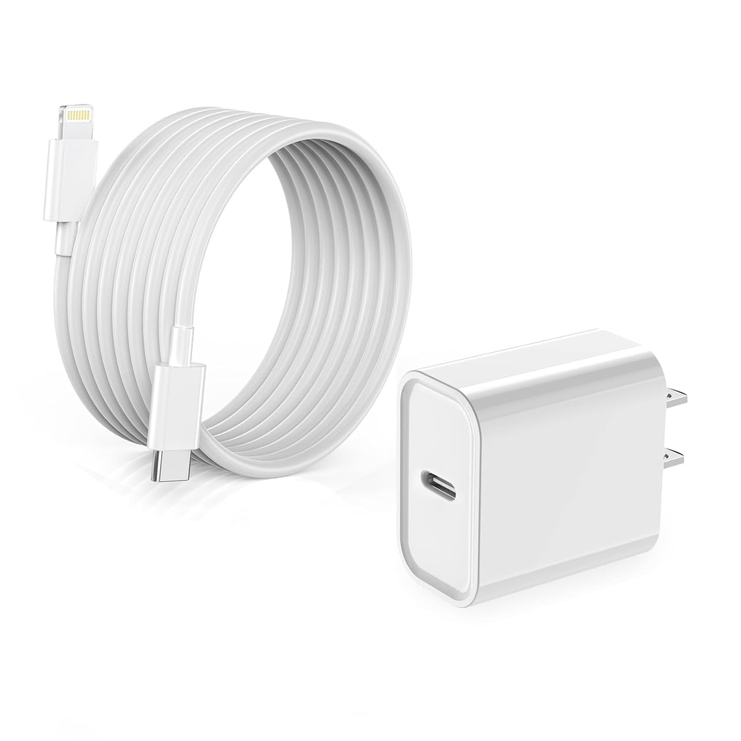 10FT Fast iPhone Charger, 10Foot iPhone Cord [Apple MFi Certified] 20W ...