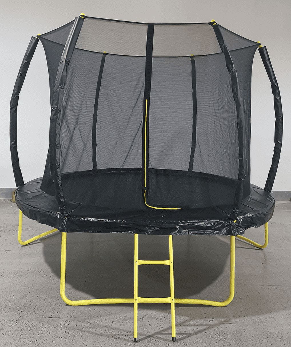 10FT Large Pumpkin Trampoline Outdoor with Basketball Hoop & Enclosure ...