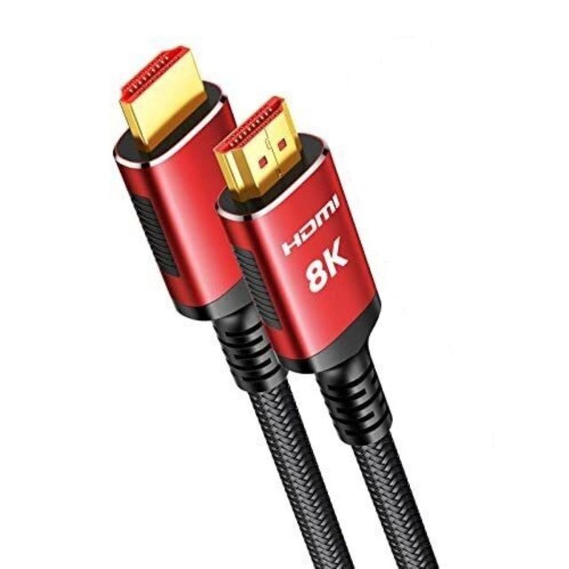 10FT Long HDMI Cable - High Quality - 8K Ultra High Speed Braided Cord ...