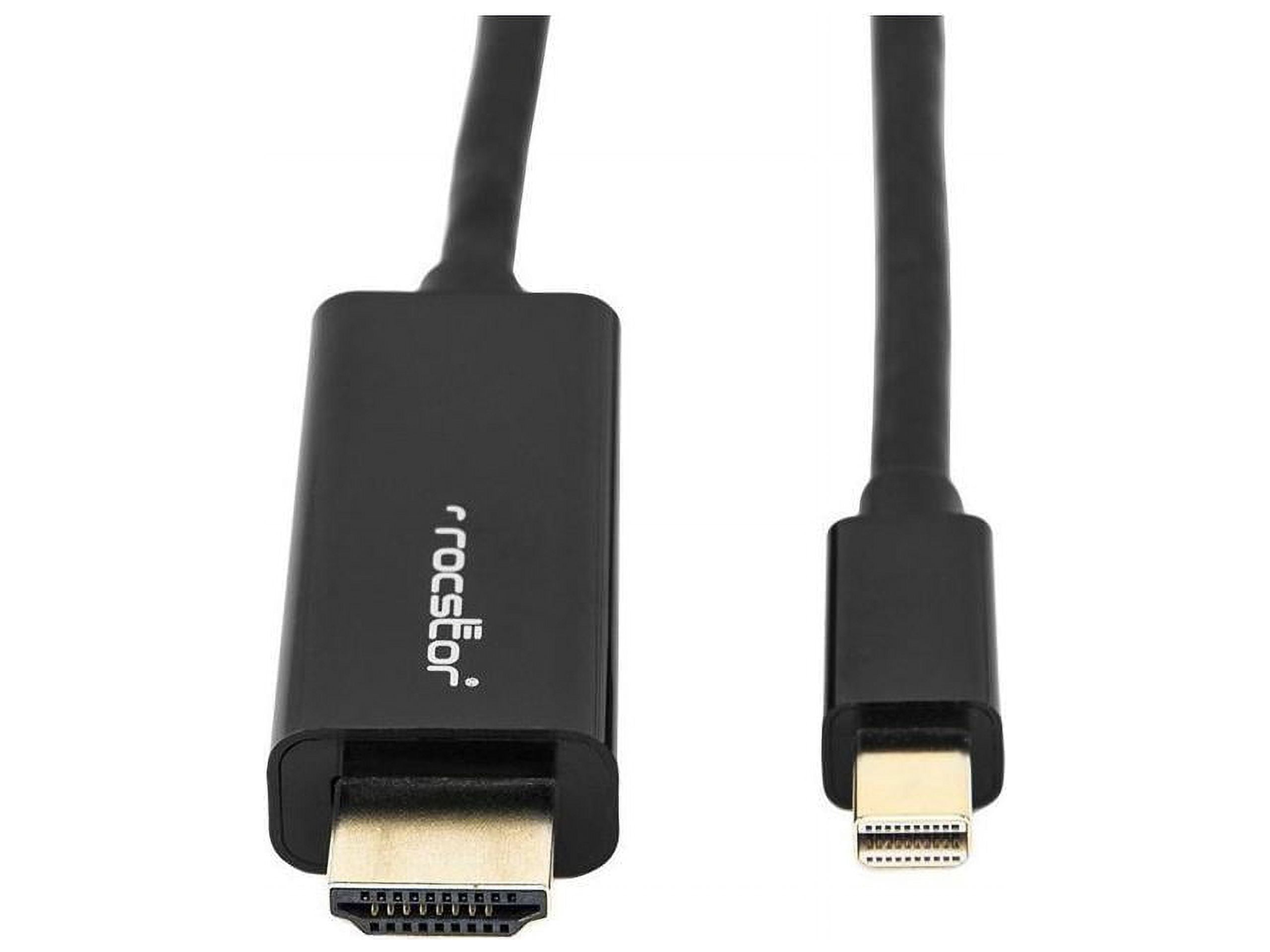 10FT MINI DISPLAYPORT TO HDMI 4KX2K 60HZ CABLE BLACK M/M - Walmart ...