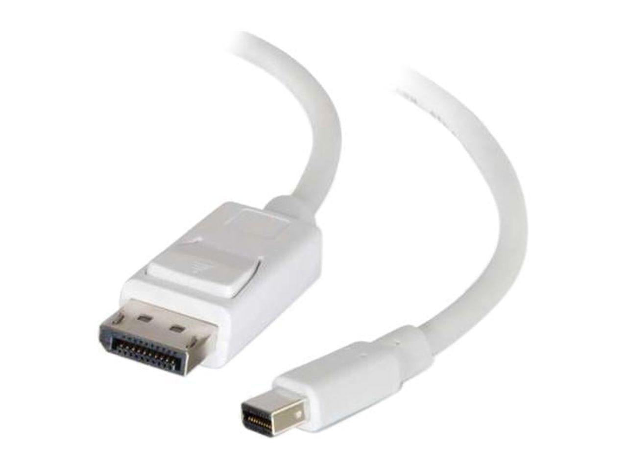 10FT MINI DISPLAYPORT& TO DISPLAYPORT& ADAPTER CABLE 4K 30HZ - WHITE ...