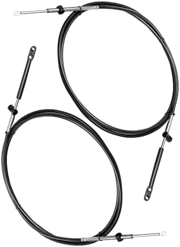 10FT Outboard Engine Control Cables, Throttle and Shift Cables Fit for ...