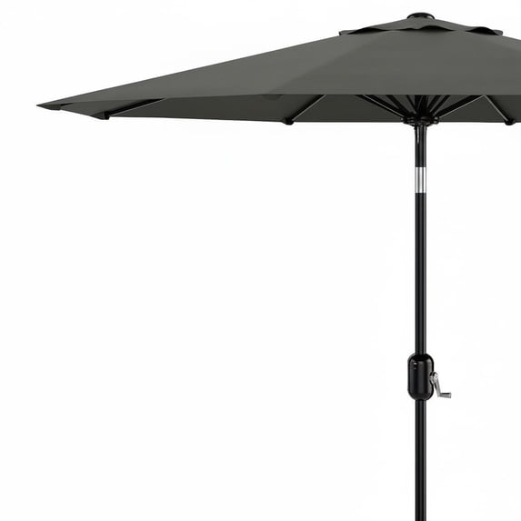 10FT Outdoor Patio Umbrella, 8 Reinforced Ribs, UPF 50+ UV Waterproof ...
