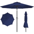10FT Outdoor Patio Umbrella with Push Button Tilt Crank, 8 Ribs, UV ...