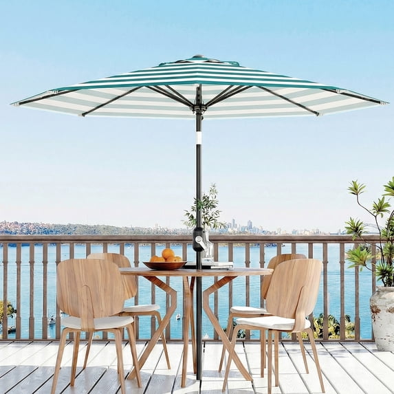 10FT Patio Umbrella Outdoor – UV Protection, Waterproof Canopy, 8 ...