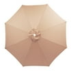 7.5FT Patio Umbrella Replacement Canopy, Market Umbrella Top, Outdoor ...