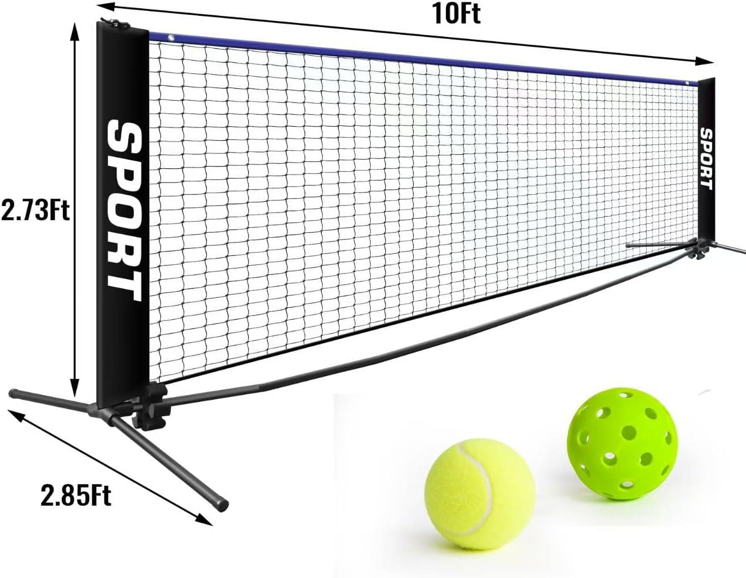 Versatile Portable Pickleball Net Set - Tennis, Soccer Tennis & Youth ...