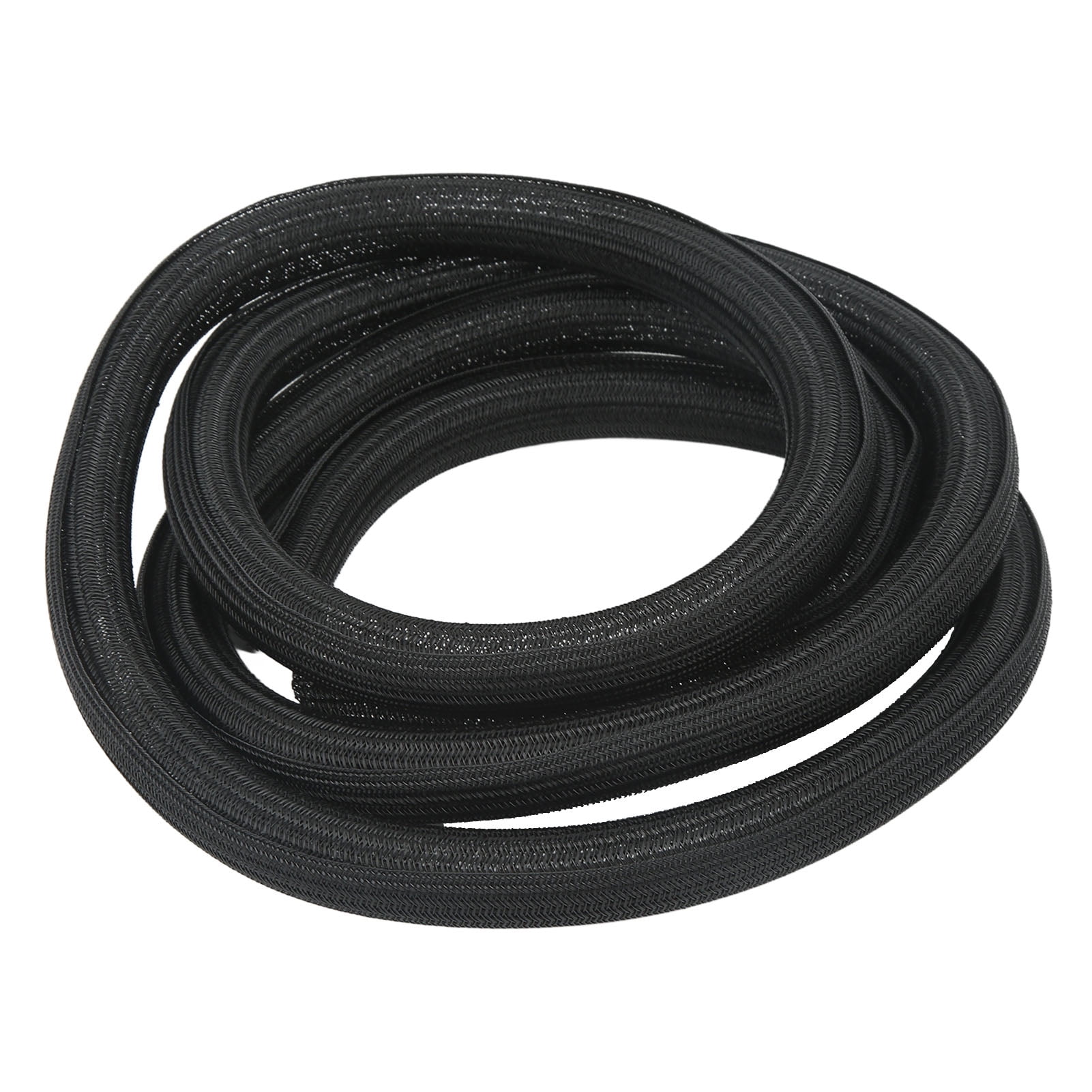 10FT Split Wire Loom Tubing Black 25MM Self Rolling High Temperature ...