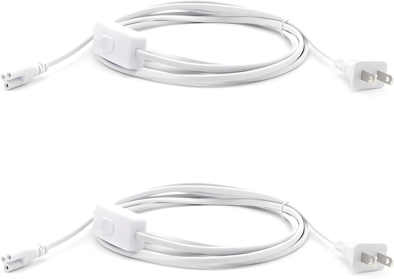 10FT T5 T8 LED Tube Light Power Extension Cord with /Off Plug for ...