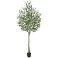 DR.Planzen Artificial Olive Tree 10FT Tall with Handmade Seagrass Basket Indoor Outdoor Silk ...