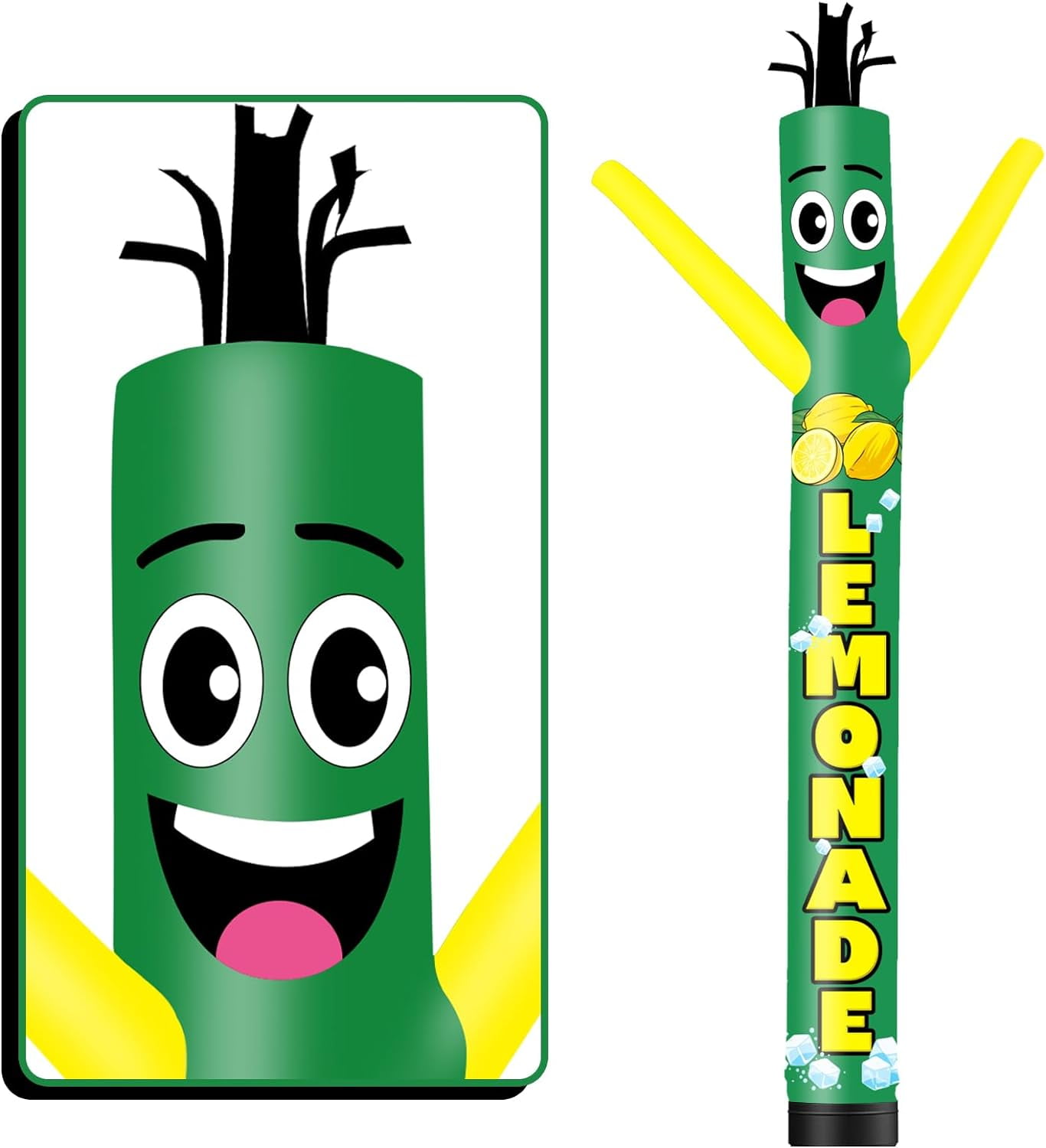 10FT Tall Inflatable Tube Man Lemonade Wacky Wavy Dancing Guy (12 ...