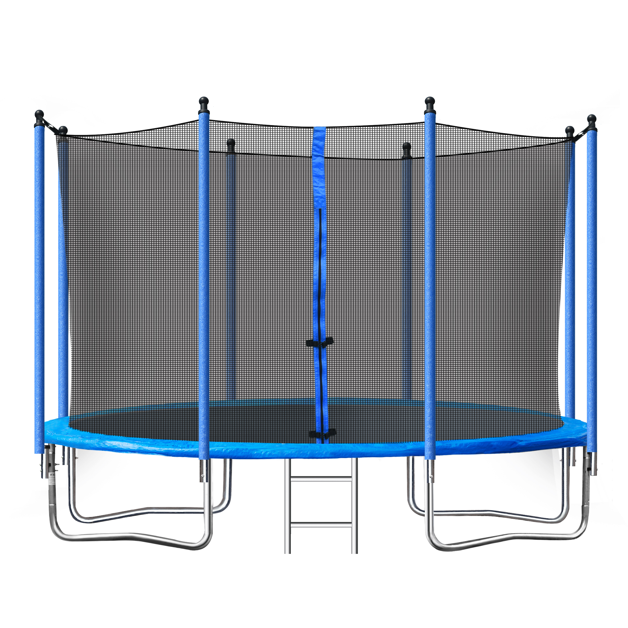 Enyopro 10FT Indoor/Outdoor Trampoline with Enclosure Net, Ladder ...