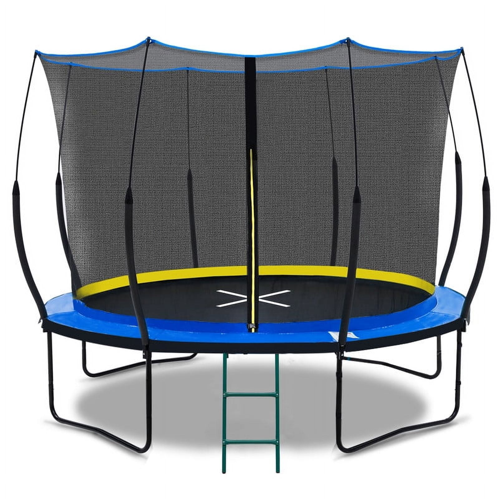 10FT Trampoline for Kids and Adults, Springless Trampoline with Curved ...