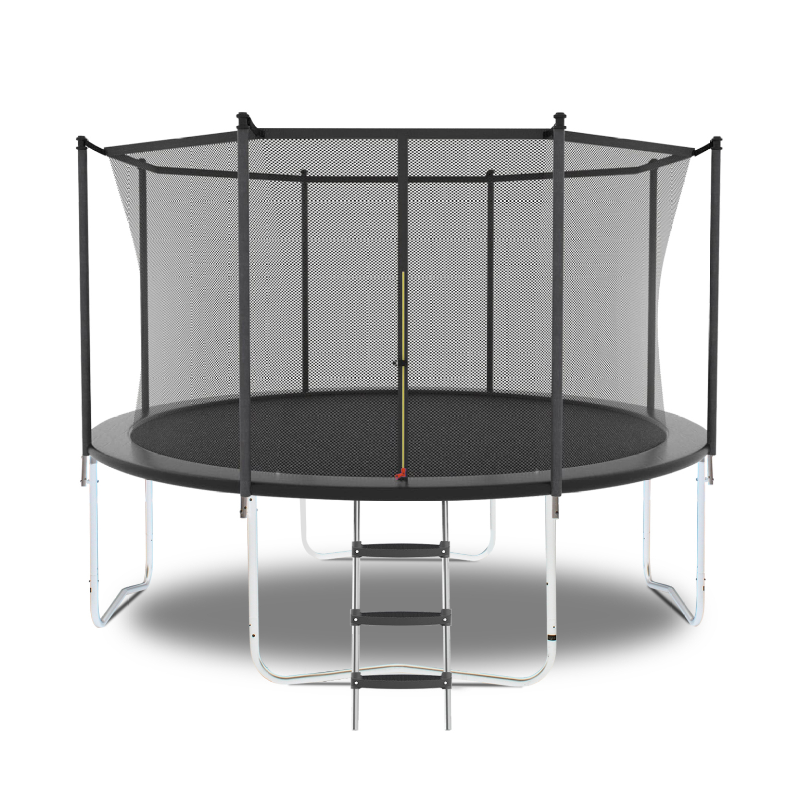 10FT Trampoline with Safety Enclosure Net, Outdoor Trampoline with ...