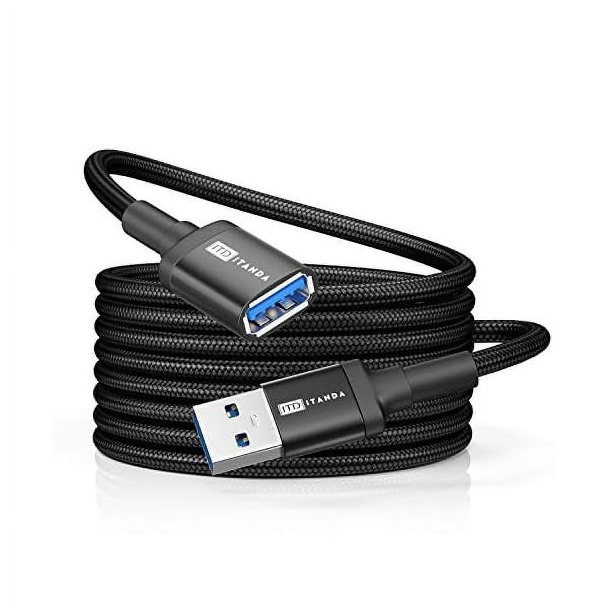 10FT USB Extension Cable USB 3.0 Extension Cord Type A Male to Female ...