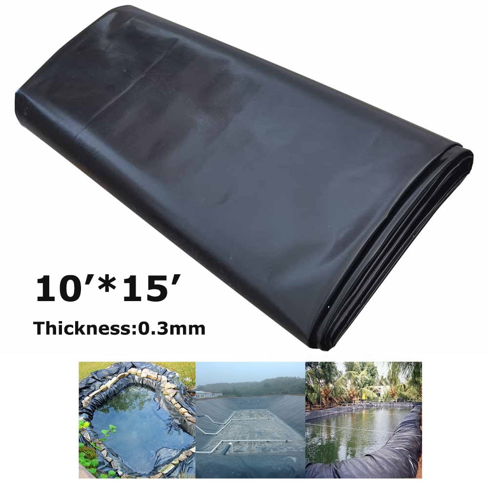 10Ft*15Ft Fish Pond Liners Gardens Pools HDPE Membrane Reinforced ...