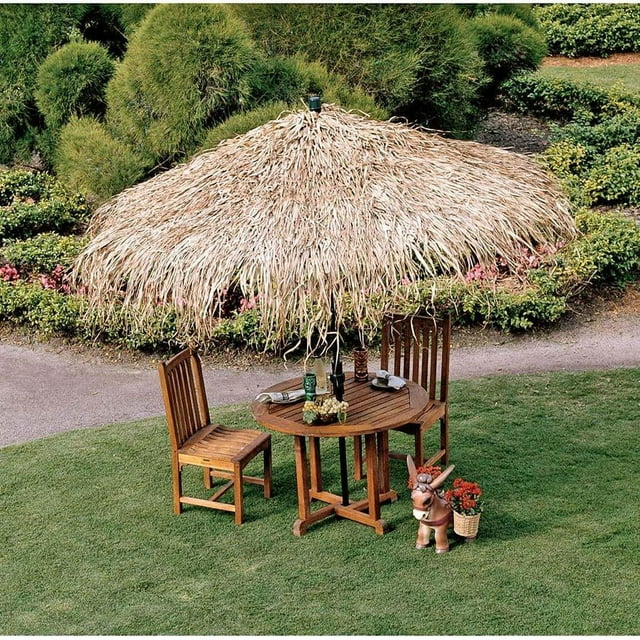 10Ft Authentic Palm Thatch Tropical Thatch Umbrella Cover - Walmart.com