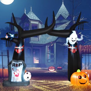 ANIMAT3D Inflatable Jabberin' Jack Talking Animated Inflatable Pumpkin ...