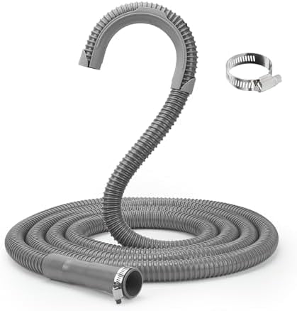 10Ft Universal Washing Machine Drain Hose Flexible Extension Hose Fit ...