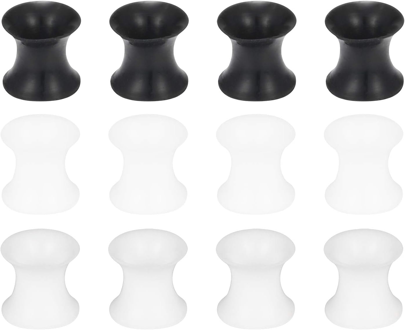 10G-50Mm Thin Silicone Gauges For Ear Flexible Double Flare Gauges ...