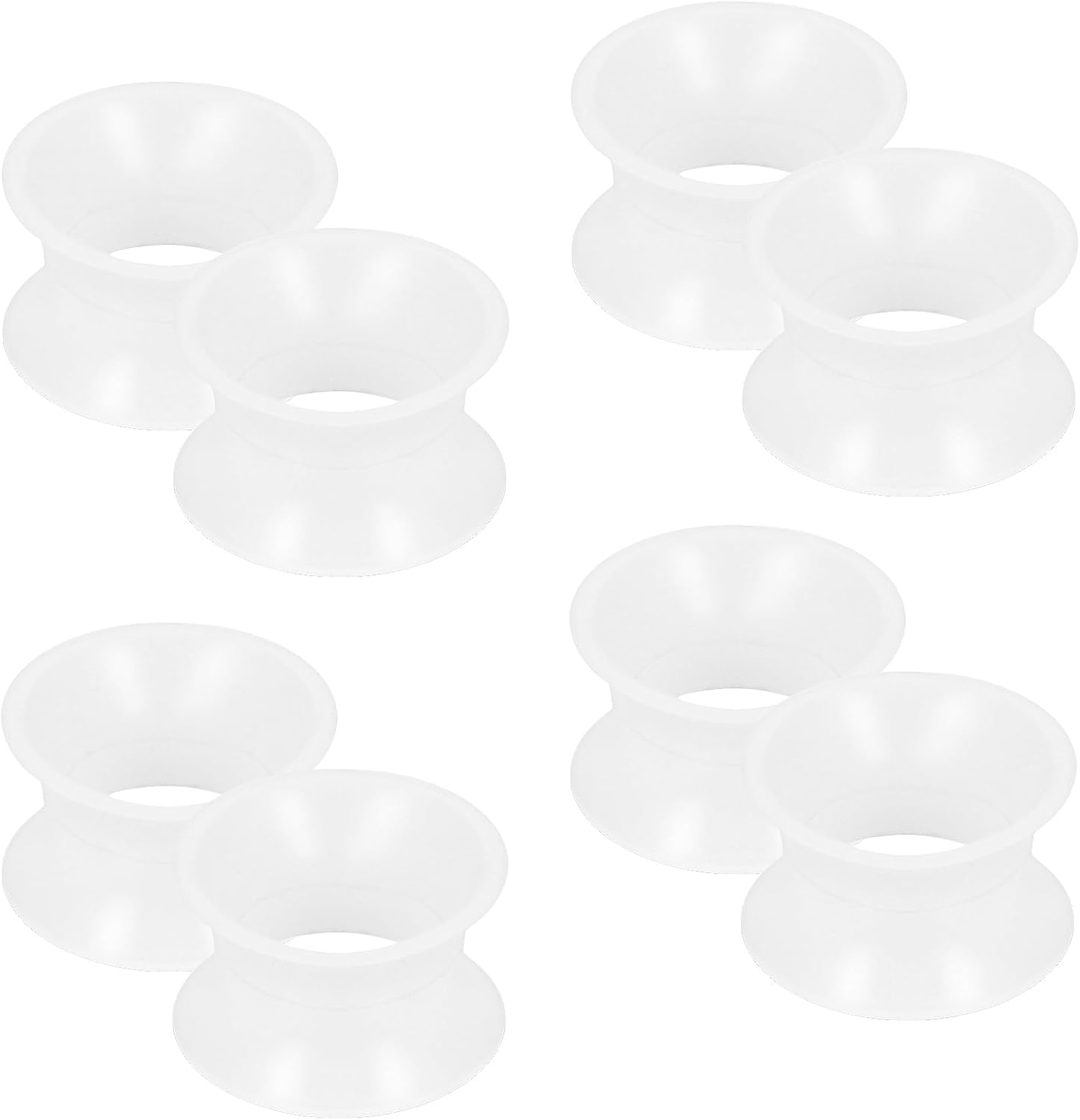 10G-50mm Ultra Thin Silicone Ear Gauges Flexible Ear Tunnels Plugs ...