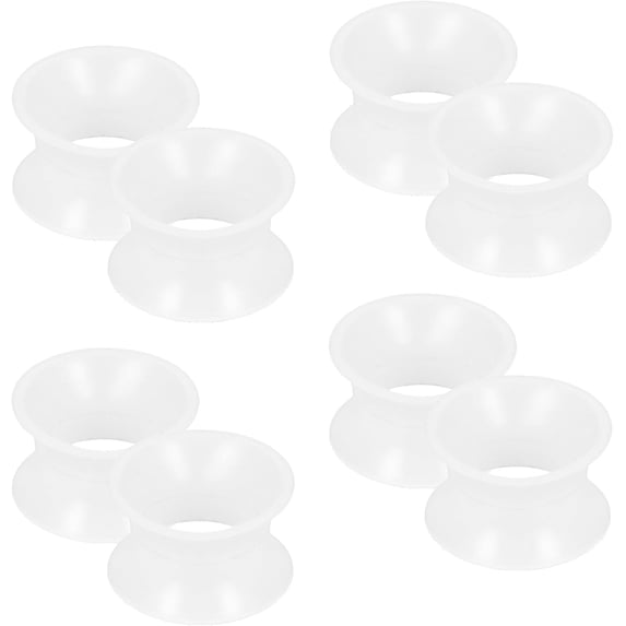 10G-50mm Ultra Thin Silicone Ear Gauges Flexible Ear Tunnels Plugs ...