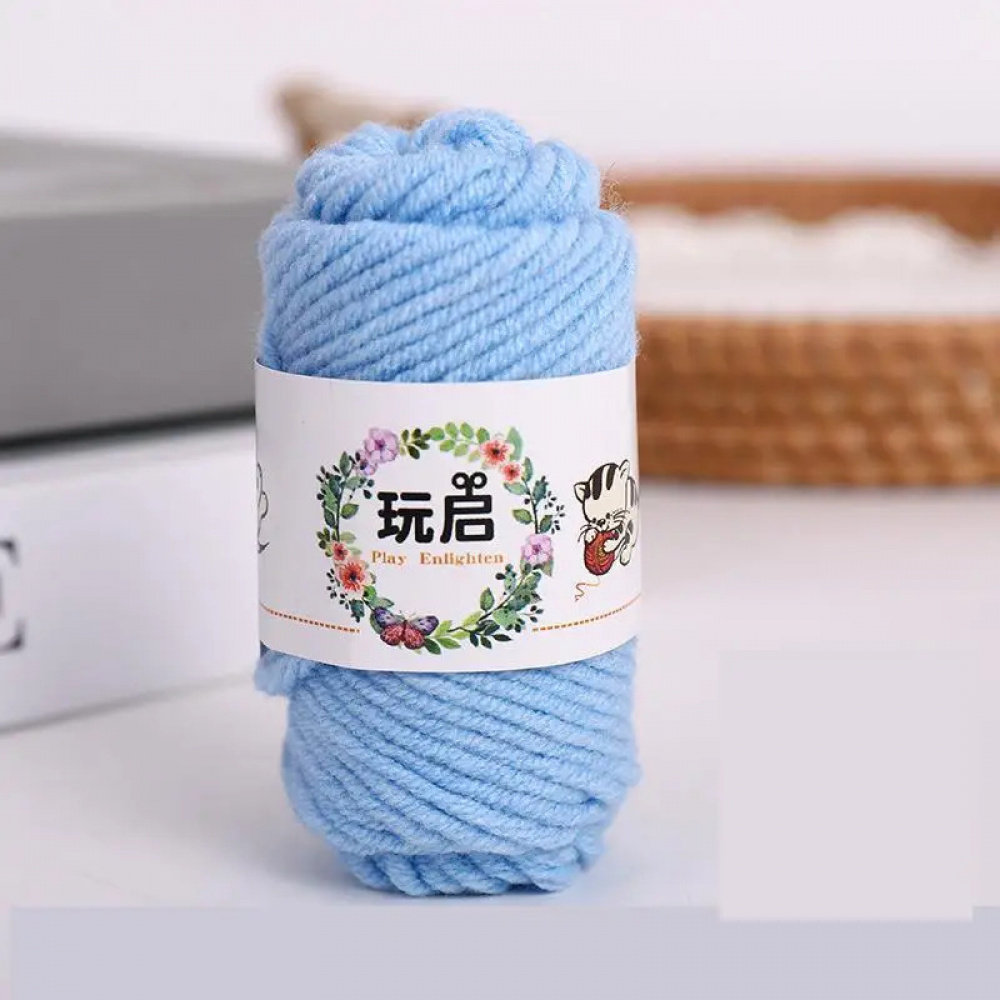 10G 5ply Cotton Knitting Wool Yarn Thick Fiber Yarn Velvet Yarn Hand ...