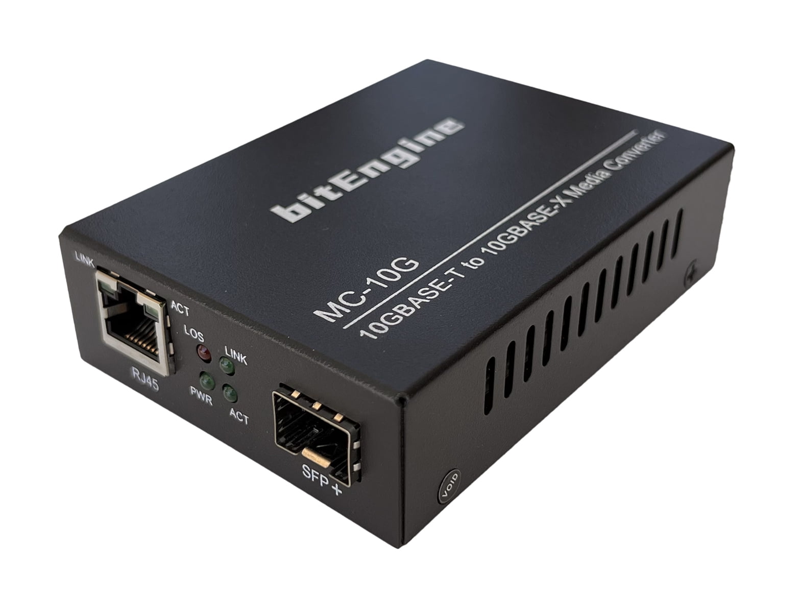 10G Media Converter, 10 Gigabit Copper to 10G Fiber Ethernet, Unmanaged ...