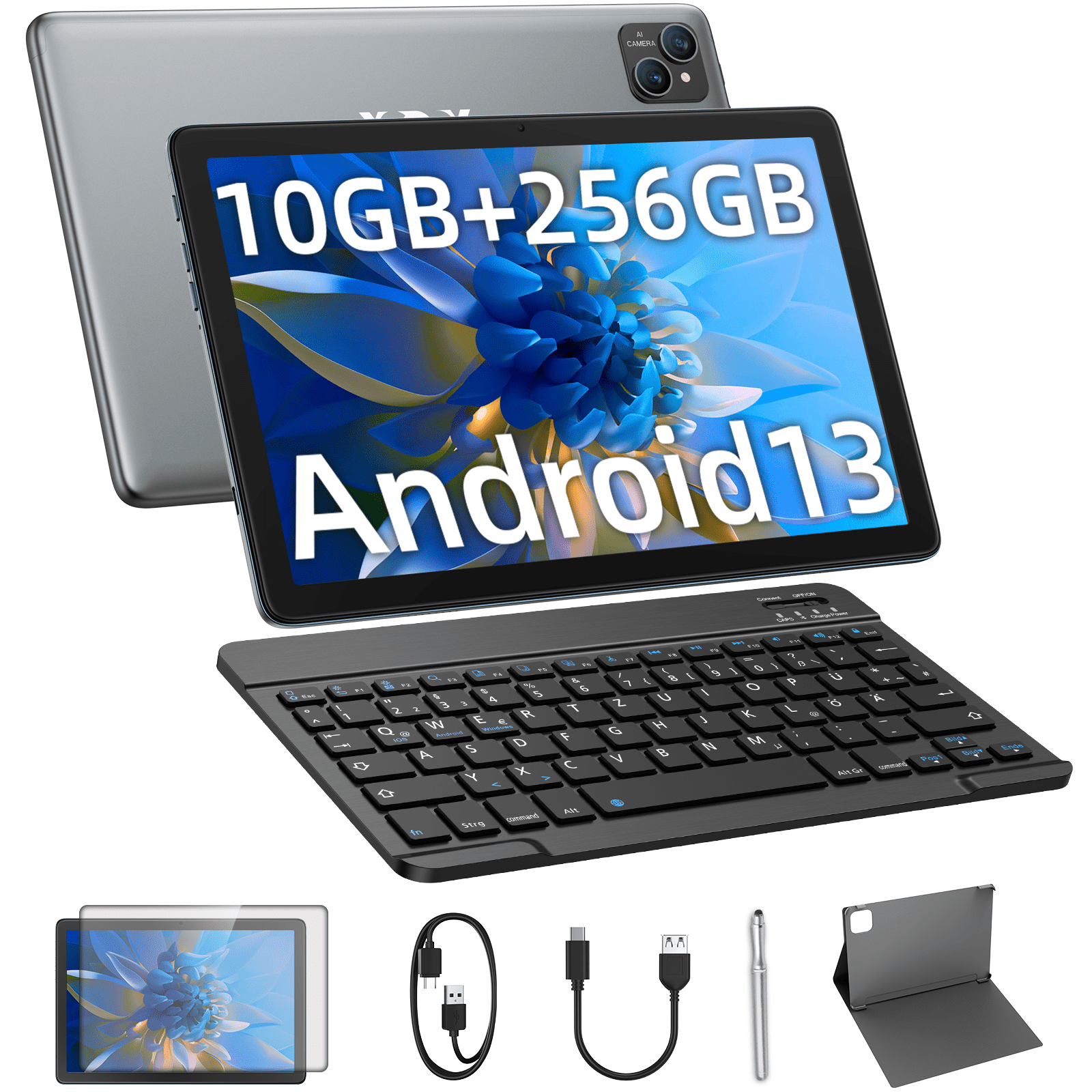 Free Shipping! 10GB+256GB Android Tablet for Adult,7000mAh Cheap Tablet ...