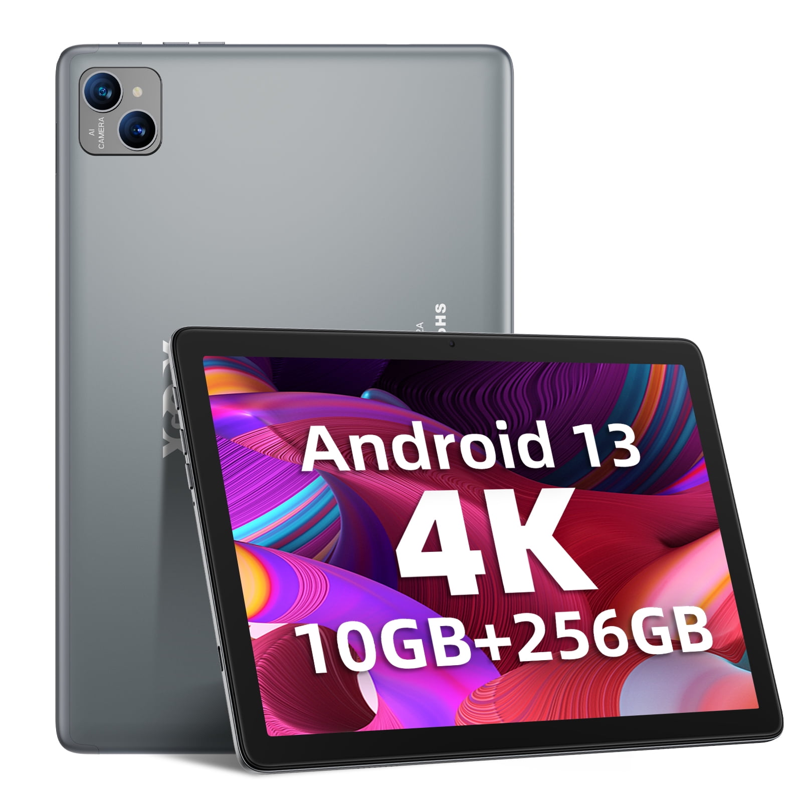 XGODY 10-inch Android Tablet, Quad-Core, 10GB RAM, 256GB ROM, 5MP+13MP ...