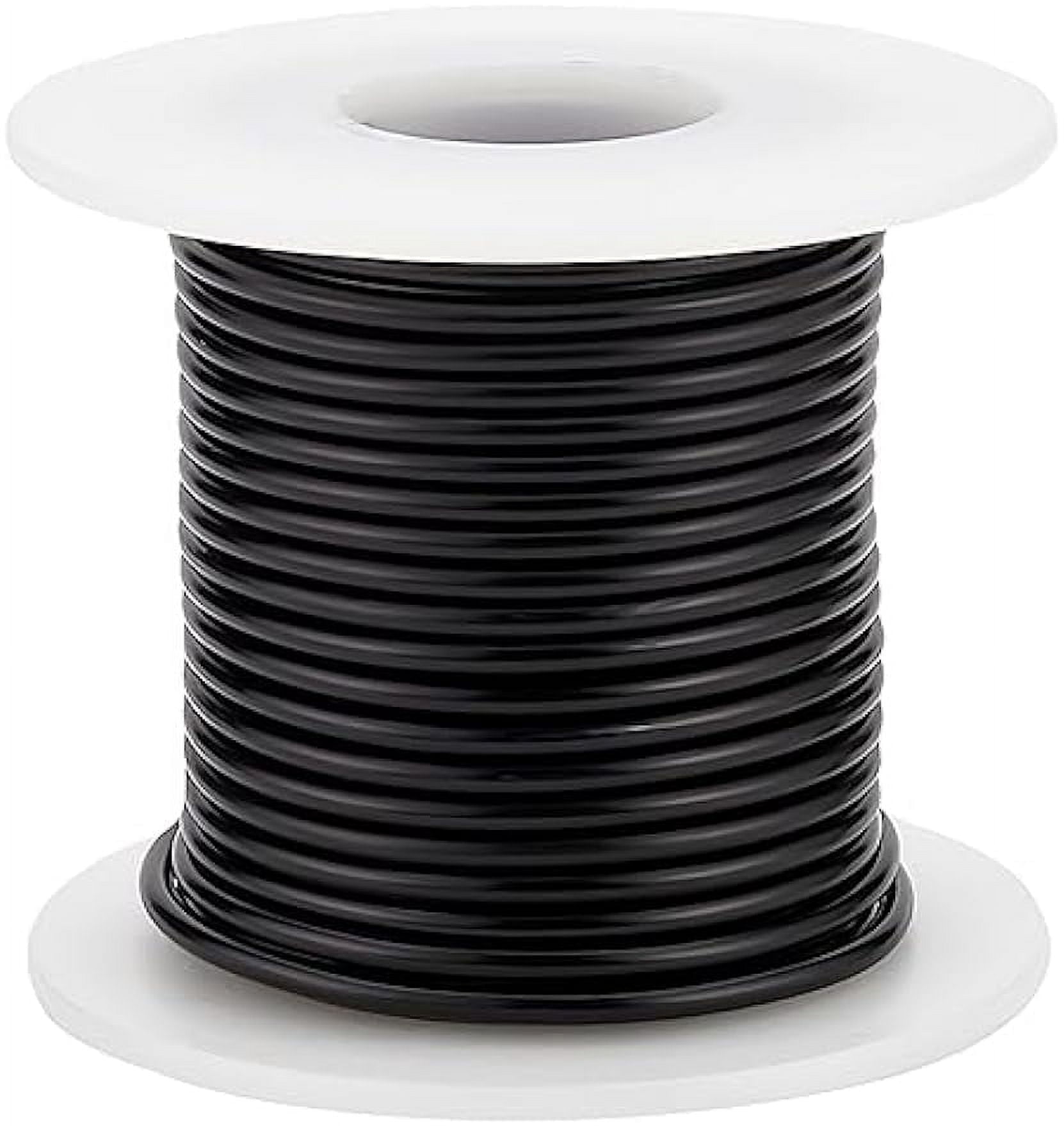 10Gauge 32.8Feet Black Round Aluminum Wire Bendable Metal Wire for ...