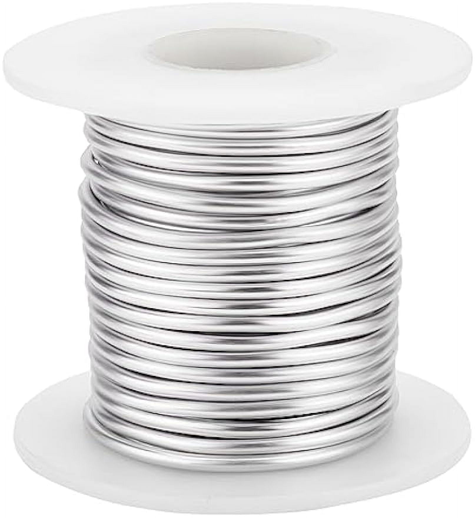 10Gauge Platinum Aluminum Wire Anodized Round Jewelry Craft Wire Bendable Metal Wire for ...