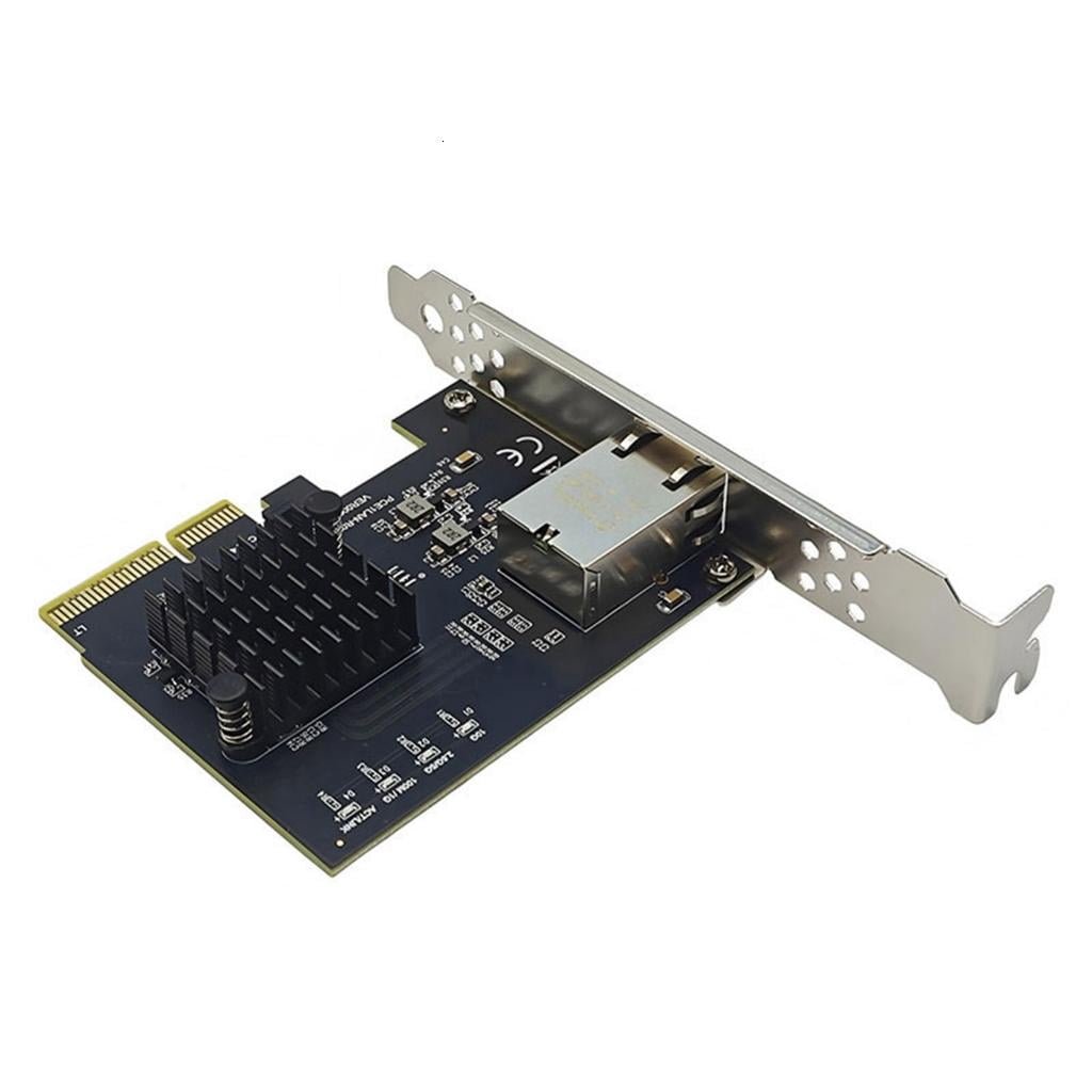 10Gbps PCIE3.0 X4 to RJ45 LAN Adapter Gigabit Networking Card RTL8127AT ...
