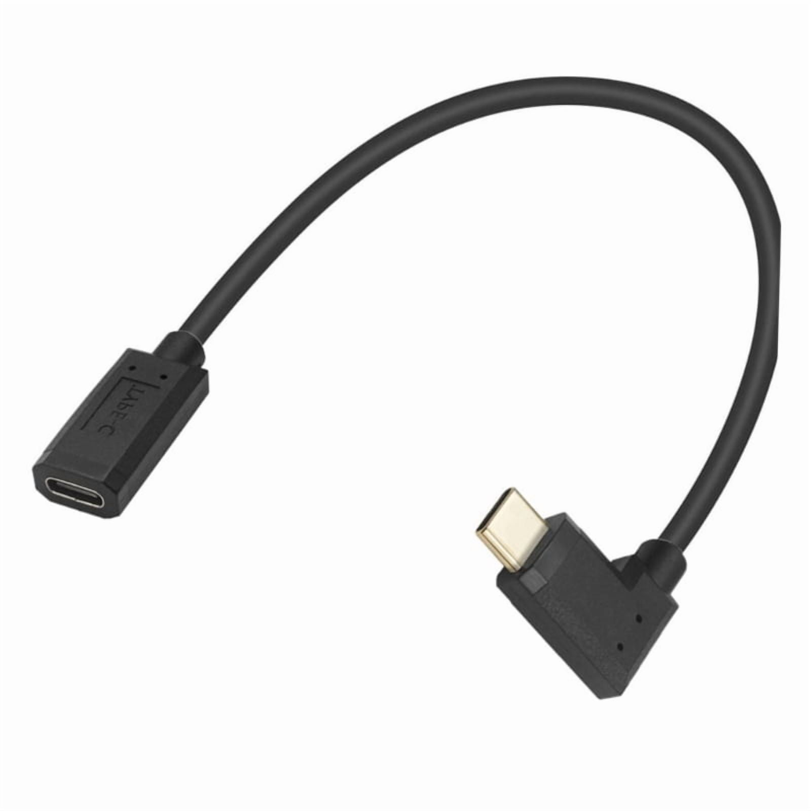 10Gbps Right Angle USB Type C to USB C Cable Fast Charging Cord ...