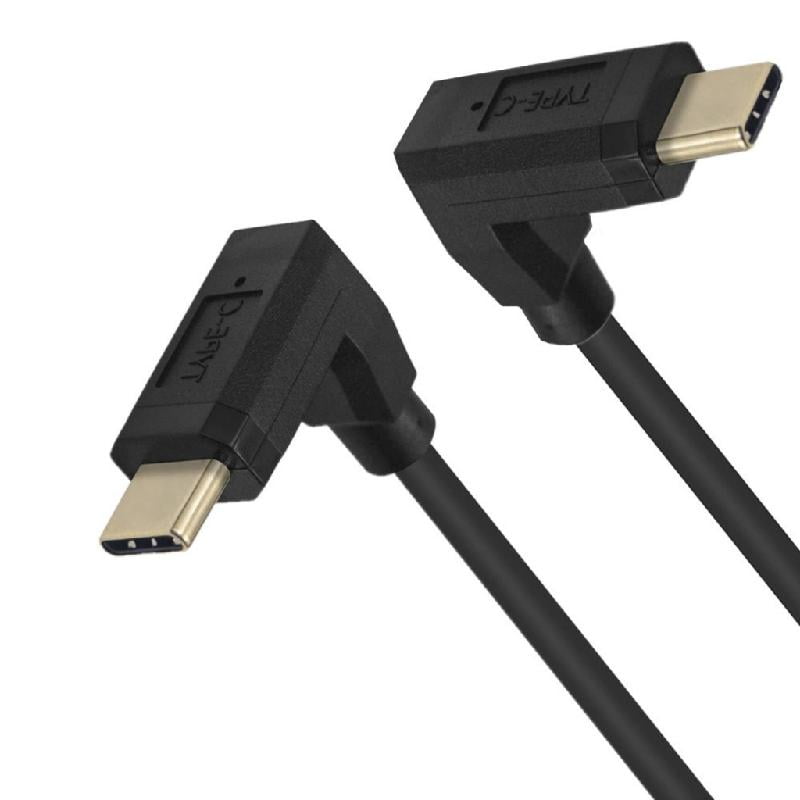 10Gbps Right Angle USB Type C to USB C Cable Fast Charging Cord ...
