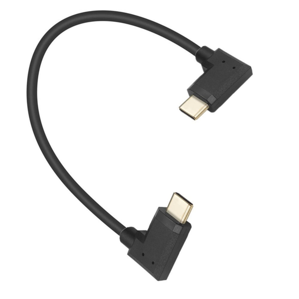 10Gbps Right Angle USB Type C to USB C Cable Fast Charging Cord ...