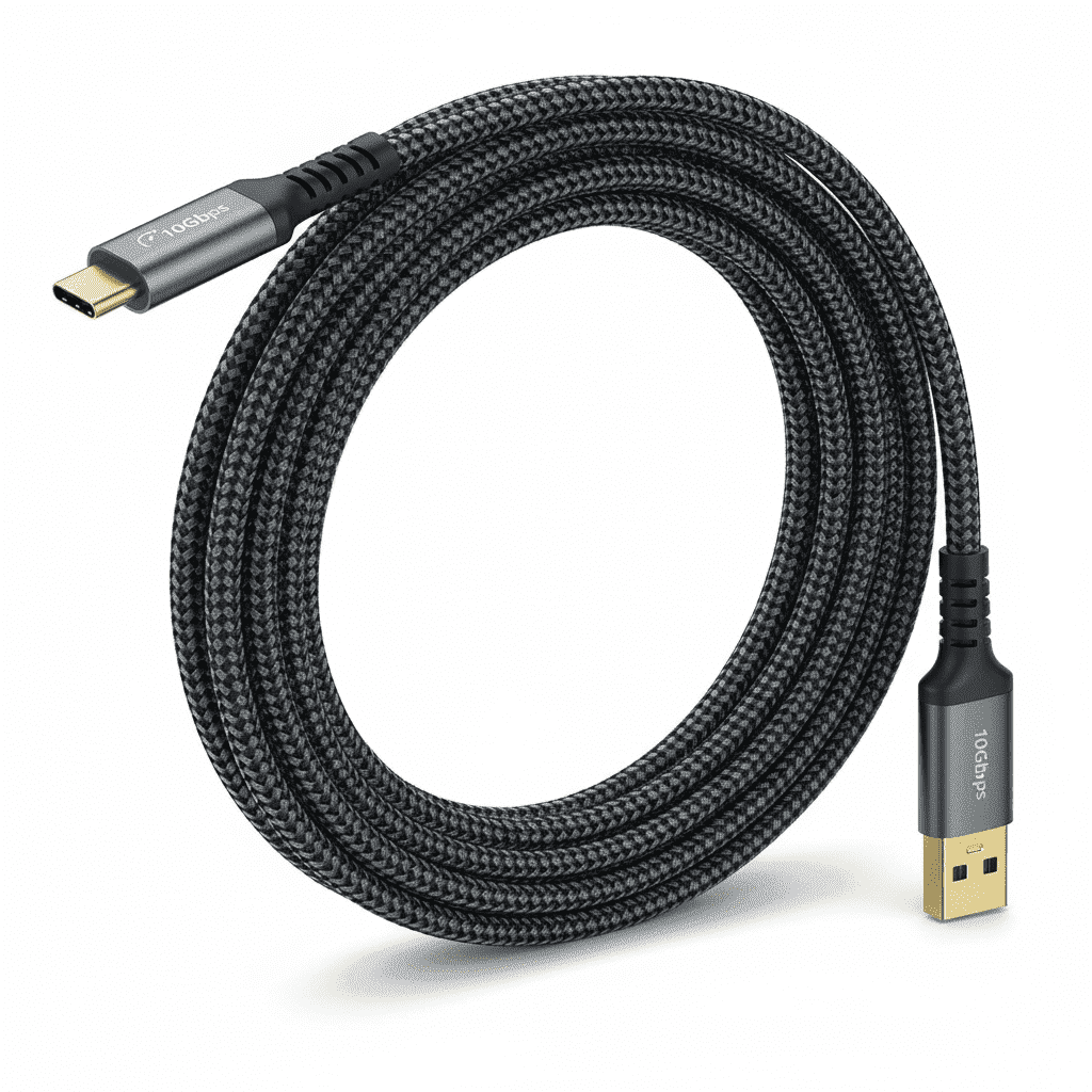 10Gbps USB C 3.1 Gen 2 Cable, [1.6FT] USB A to USB C 3A Fast Charging ...
