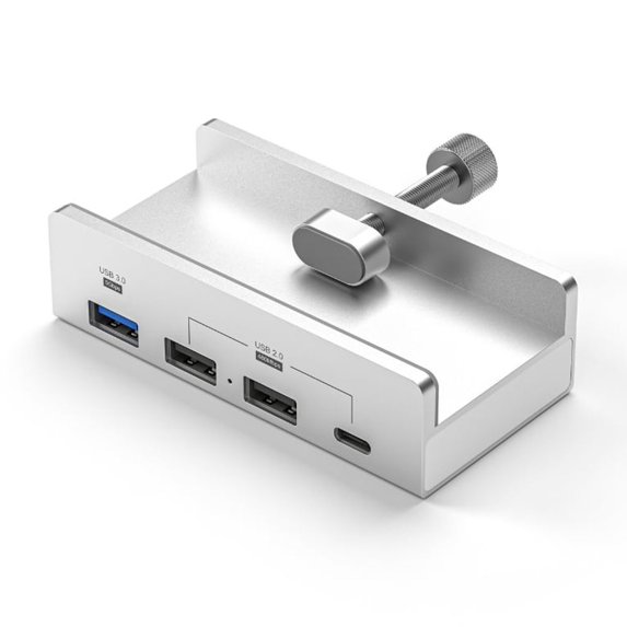10Gbps USB Hub Snap Fastener USB C Adapter 4 Port Aluminum Housing USB ...