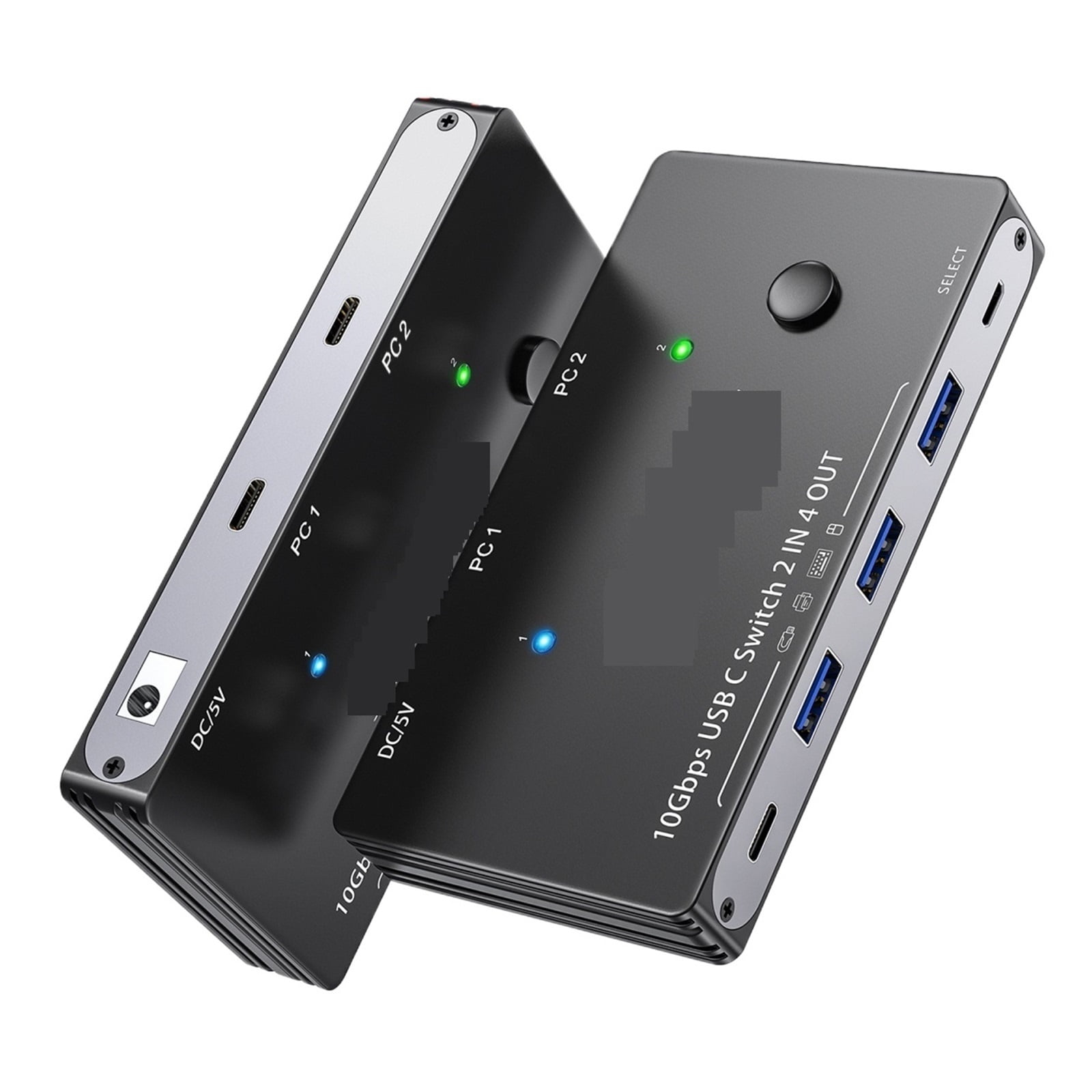 10Gbps USB Switch 2 Computers Share 4 USB 3.2 Gen 2 Ports,USB Switcher Selector For PC Laptop ...