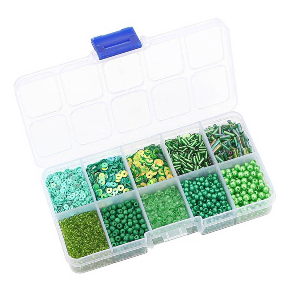10Grids/Box Multi-Color Small Beads Sequins Material Pack Handmade ...