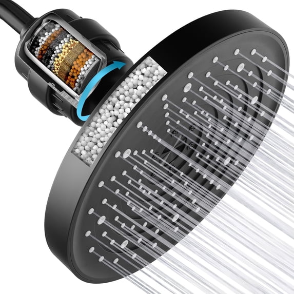 10IN Filtered Shower with Handheld High Showerhead, Detachable Shower ...