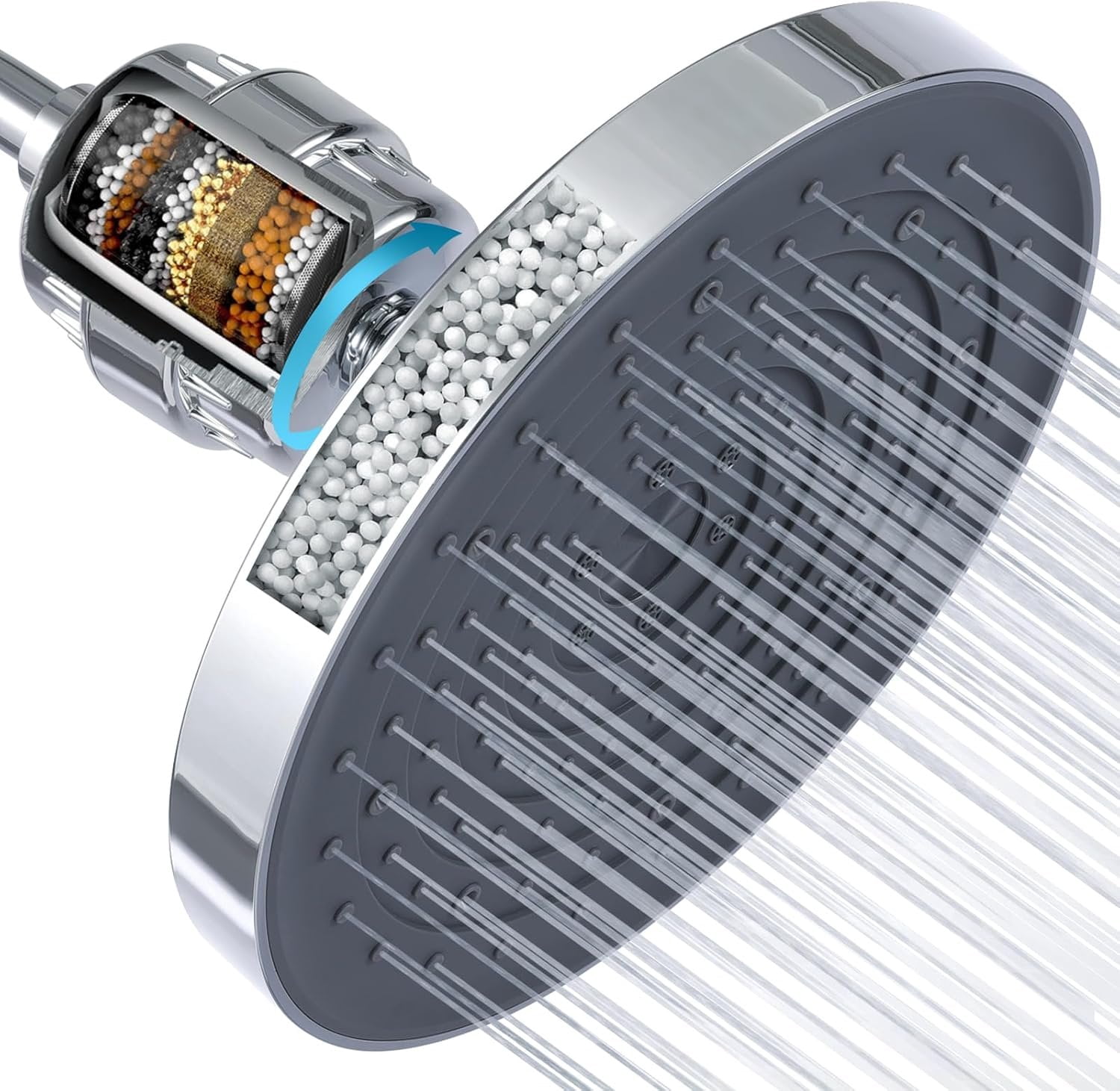 10IN Filtered Shower with Handheld High Showerhead, Detachable Shower ...