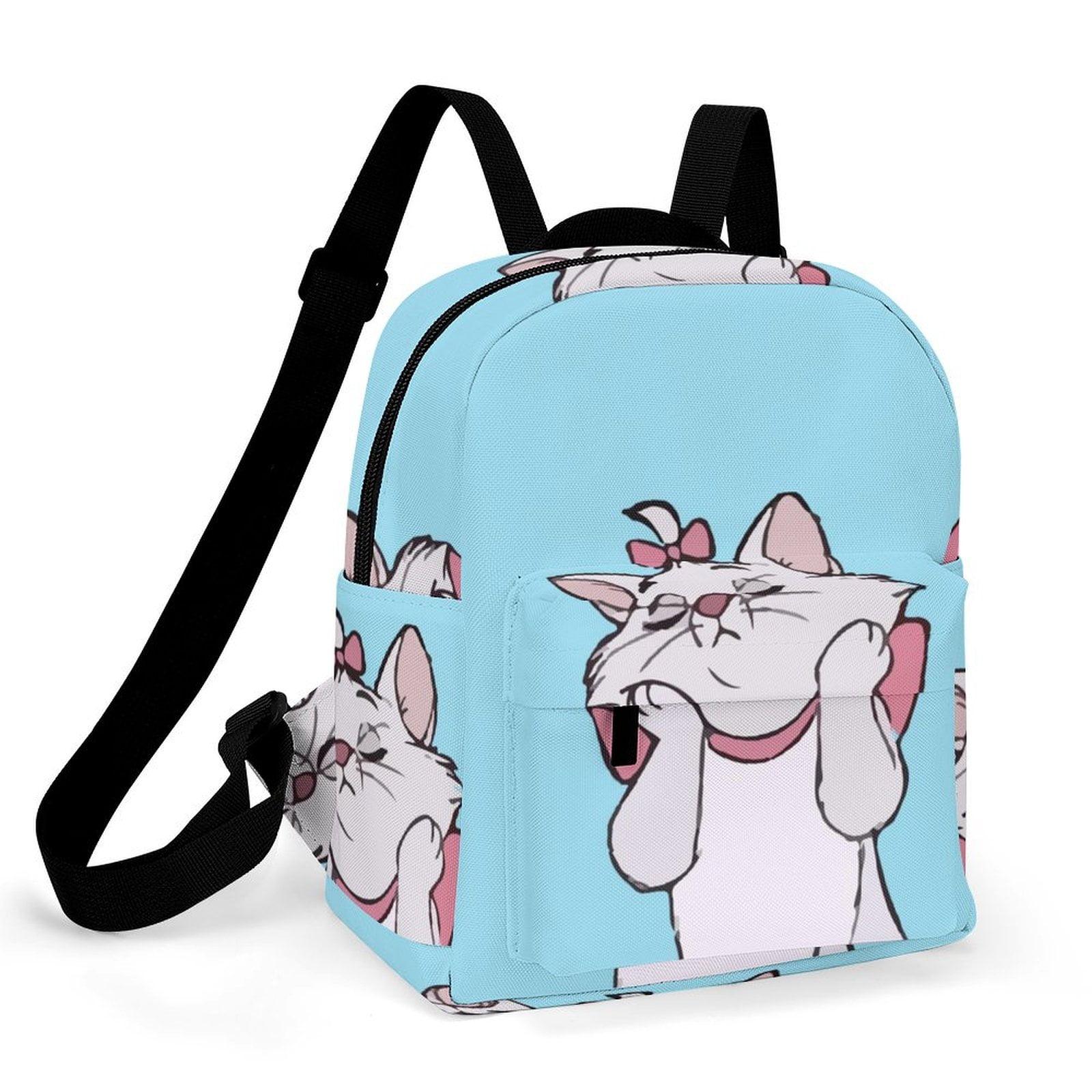 10In Aristo Ma-rie Cat Backpack Front Pocket Mini Knapsack Cartoon ...