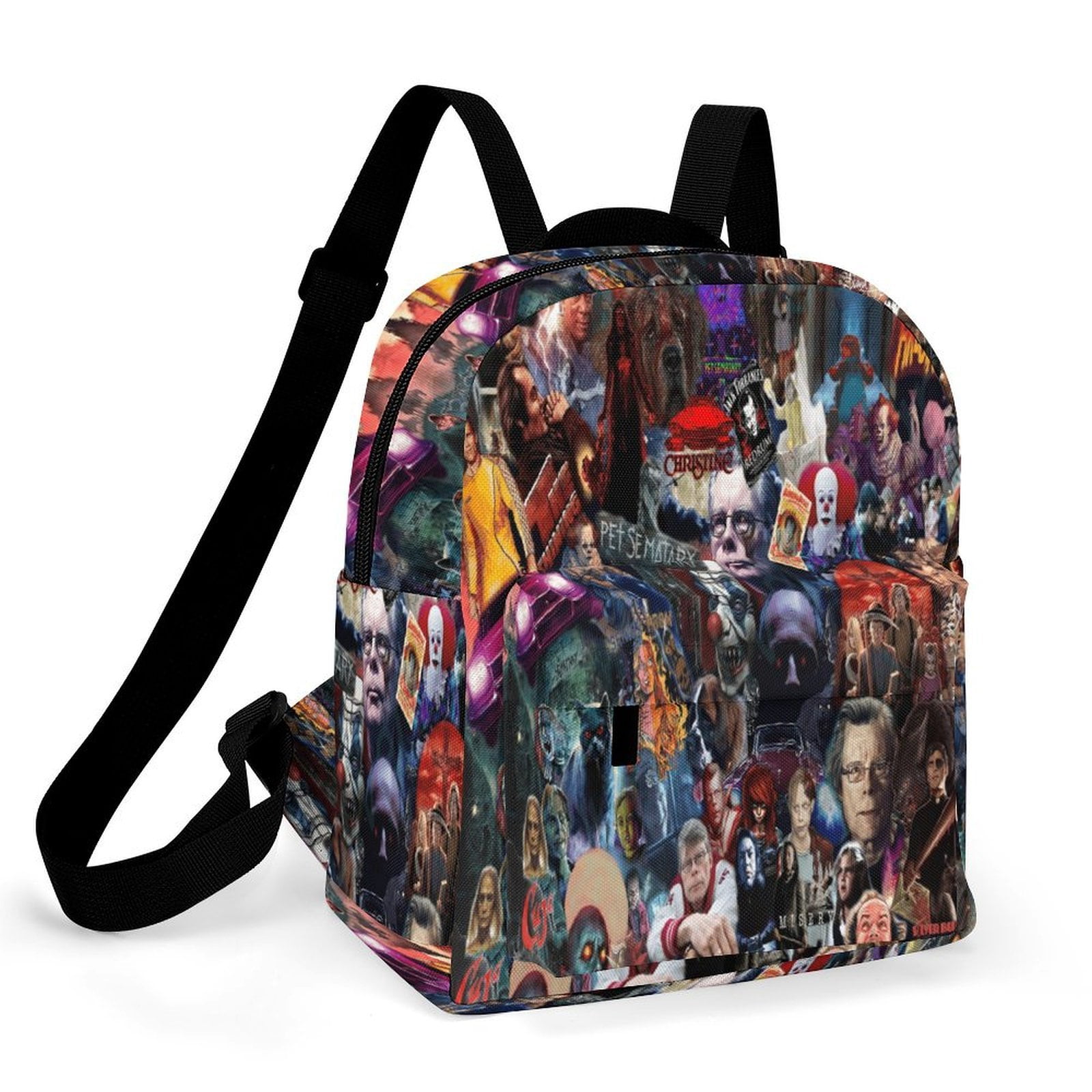 10In Horror Character Movie Backpack Front Pocket Knapsack Cartoon ...