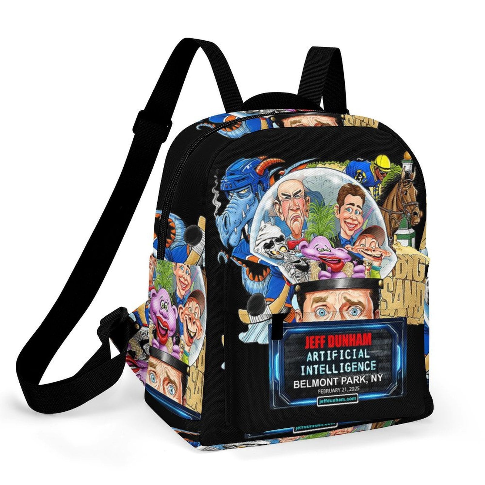 10In Jeff Retro Dun-haw Backpack Front Pocket Small Knapsack Daypack ...