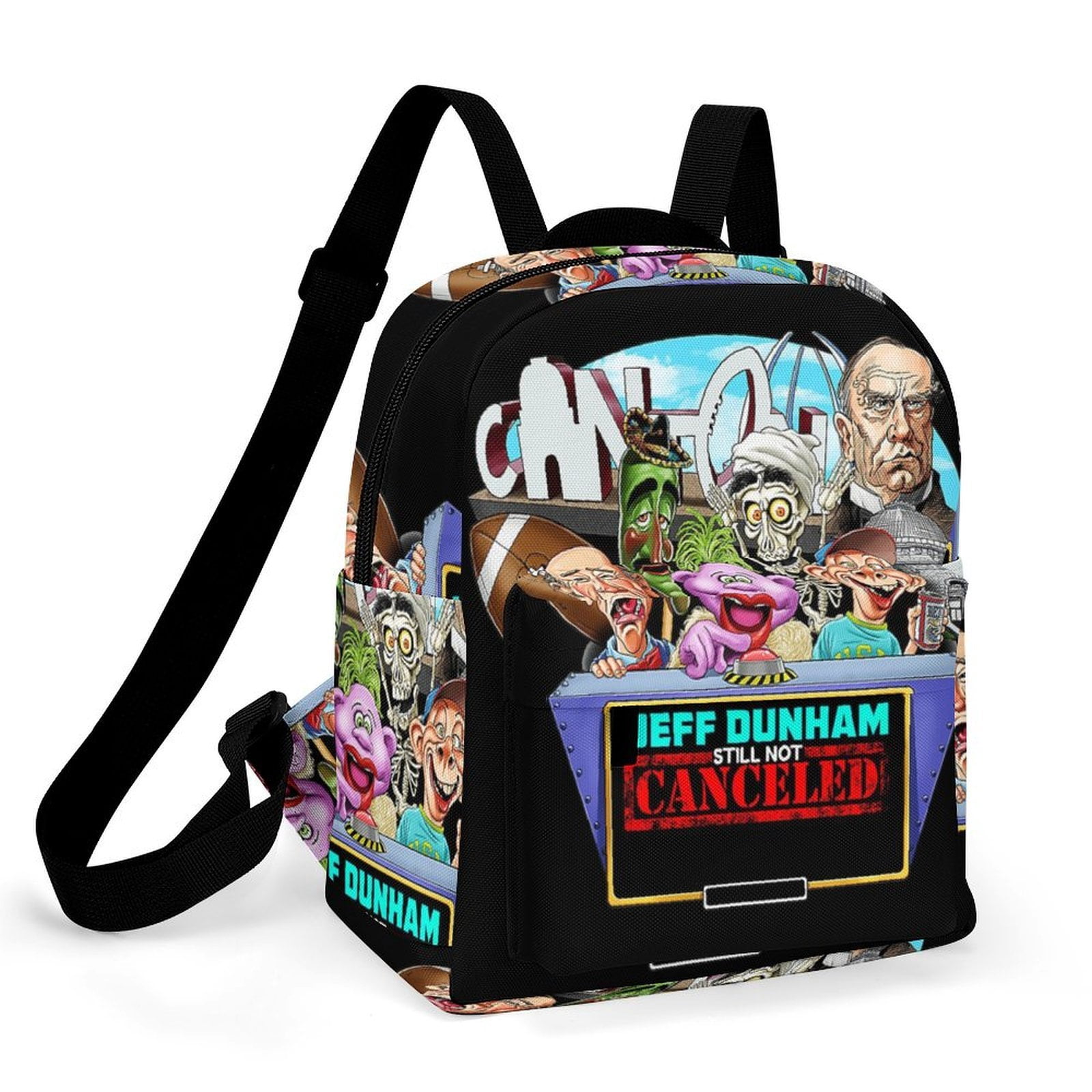 10In Jeff Retro Dun-haw Backpack Front Pocket Small Knapsack Daypack ...