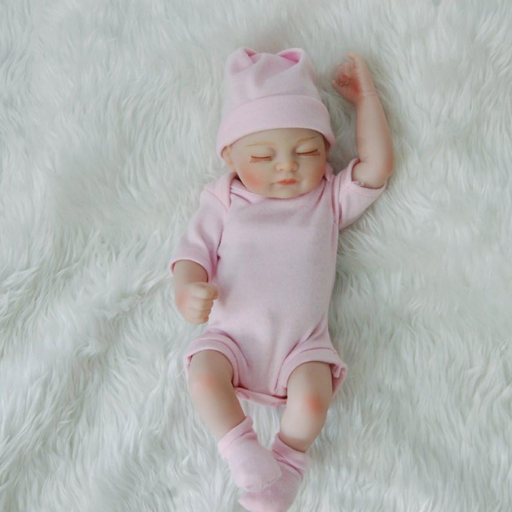 10Inch Lifelike Silicone Vinyl Reborn Baby Dolls Handmade Reborn Doll ...