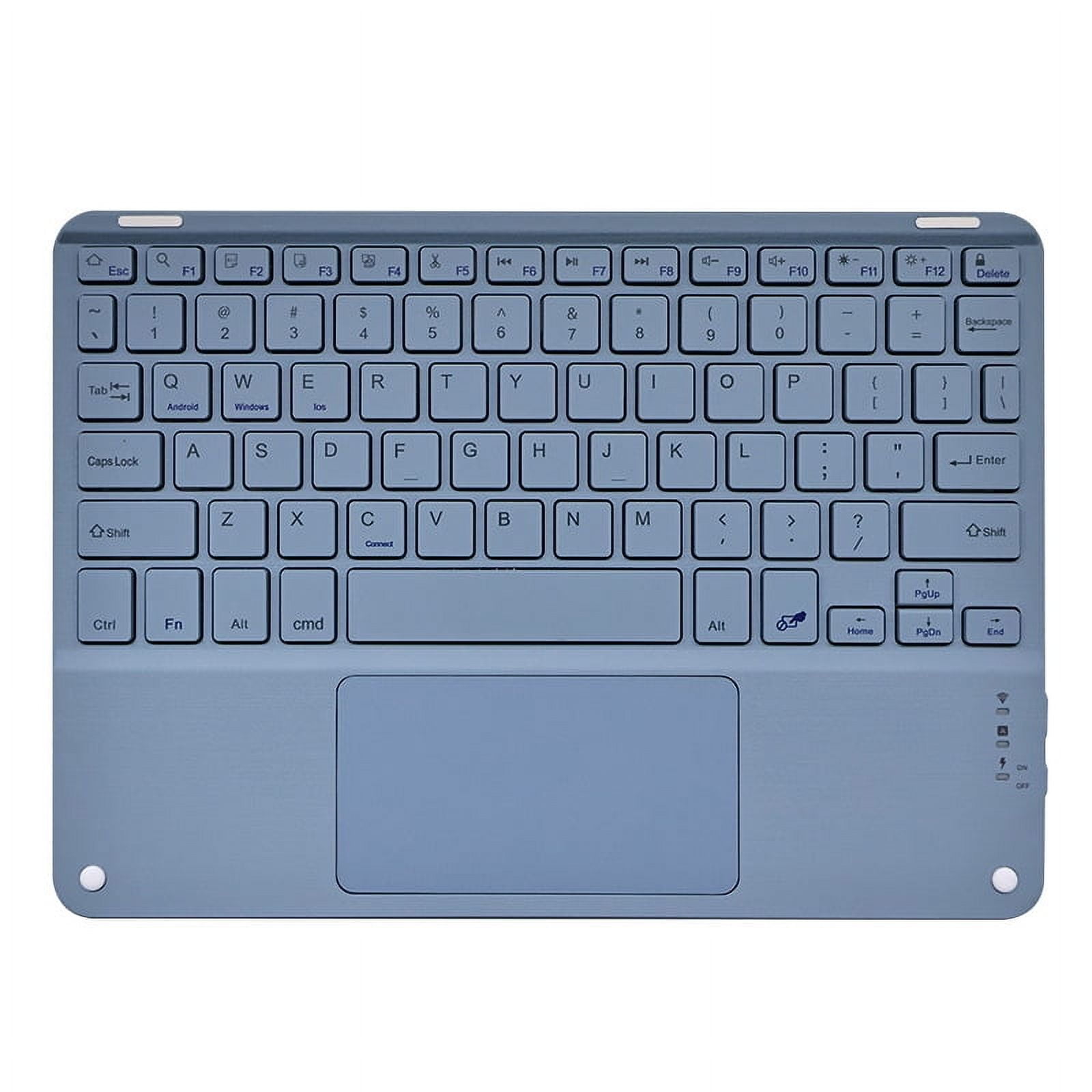 10Inch Wireless Bluetooth Touchpad Keyboard, Compatible with Windows ...