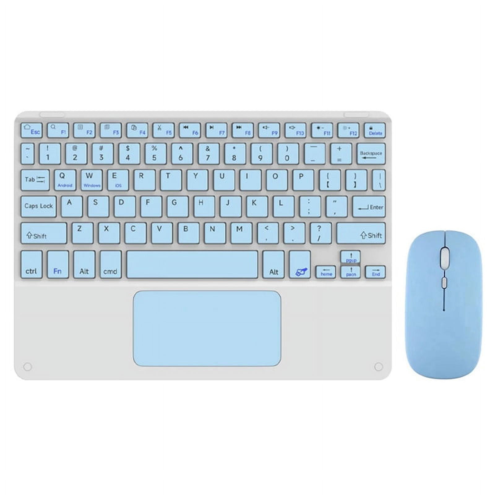10Inches Touchpad Bluetooth Keyboard and Wireless Mouse Combo Kit for ...